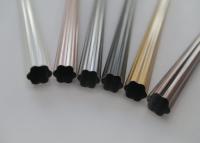China Reinforced Metal Roman Curtain Rod 5m Galvanized Zinc Alloy 28mm Diameter for sale