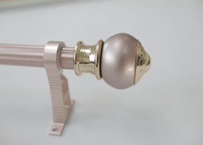China Zinc Alloy 28mm SGS Metal Curtain Pole Finials for Curtain Rods for sale