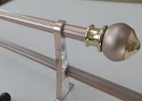 China Zinc Alloy 28mm SGS Metal Curtain Pole Finials for Curtain Rods for sale