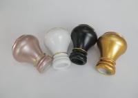 China Home Water Droplets Shape 16mm Curtain Pole Finials for sale