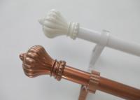 China 22mm Plastic Decorative Curtain Pole Finials Custom Colors for 16-32mm Rods for sale