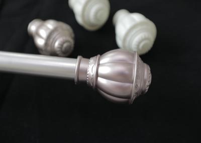 China Plastic Pumpkin Shaped	28mm Curtain Pole Finials for sale