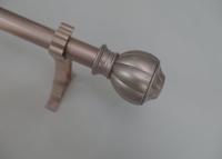 China Home Wall Mounted One Inch Curtain Rod End Cap Finials for sale