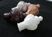 China Injection Molding Four Inch Curtain Rod Decorative End Caps for sale