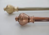 China Classical Style Window 1 Inch Plastic Curtain Rod Finials for sale