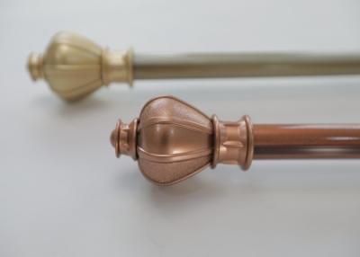 China Classical Style Window 1 Inch Plastic Curtain Rod Finials for sale