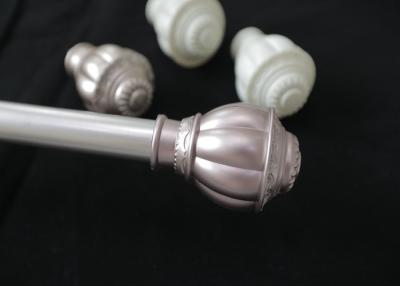China No Drilling Plastic 10cmx28mm Curtain Rod Finials for sale