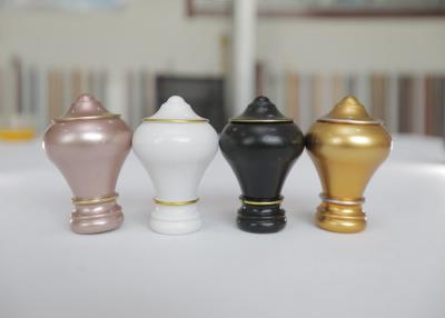 China Office 10 Feet Iron Single Bracket Curtain Rail Finials for sale
