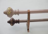 China Window European Style Injection Molding Curtain Rail Finials for sale