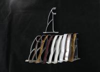 China 0.3mm Aluminium Alloy Black Curtain Rod Brackets for sale
