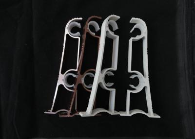 China Decorative Aluminum Alloy Double 0.3mm Curtain Pole Brackets for sale