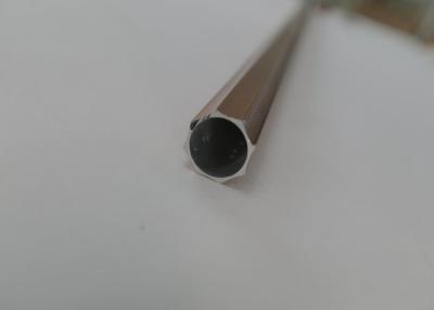 China 0.45mm 6.7m Golden Aluminium Curtain Pole for sale