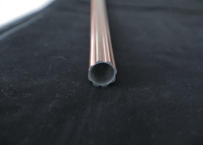 China Dining Room Adjustable 6.7m 0.3mm Aluminium Curtain Rod for sale