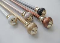 China 6.7m Ceiling Mount Drapery Rod 0.4mm Thickness Zinc Alloy Curtain Pole for Home Decoration for sale