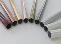 China 28mm 6.7m Heavy Duty Wrought Iron Curtain Rods Zinc Alloy Silver Gold Black for sale