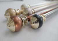 China 6.7m Simple Style 0.45mm Wrought Iron Double Curtain Rods for sale