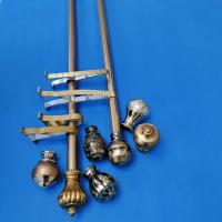 China Zinc Alloy Curtain Rod 1.2mm Thickness 0.79kg/m Heavy Duty Custom Length for sale
