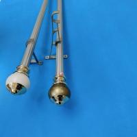 China 7.2m 28mm Zinc Alloy Luxury Curtain Pole 0.45mm Thickness Adjustable Curtain Rod for sale