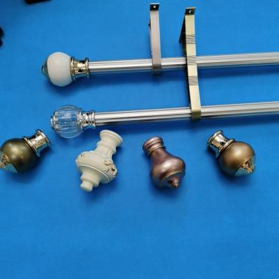 China 28mm Adjustable 7.2 Metre Steel Pipe Curtain Rods for sale