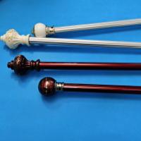 China Adjustable 6.7 Metre 0.3mm Side Wall Mount Curtain Rod for sale
