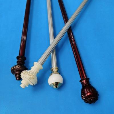 China European Style 28mm Cast Iron Pipe Curtain Rod Single 0.4mm Thickness 6.7m Length for sale