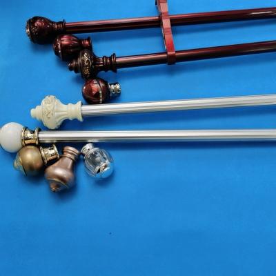 China Electroplated Bedroom 6.7m 0.45mm Removable Curtain Rod for sale