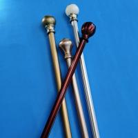 China Anodizing Cast Iron Curtain Rod 6.7m Decorative Carving Bedroom Office for sale