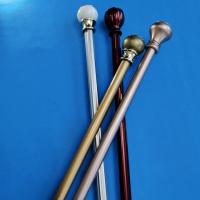 China Anodizing Cast Iron Curtain Rod 6.7m Decorative Carving Bedroom Office for sale