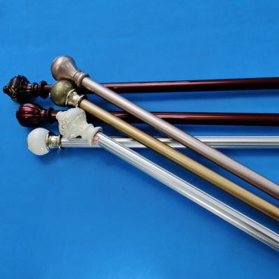 China 28mm Window Decorative Industrial Cast Iron Pipe Curtain Rod for sale