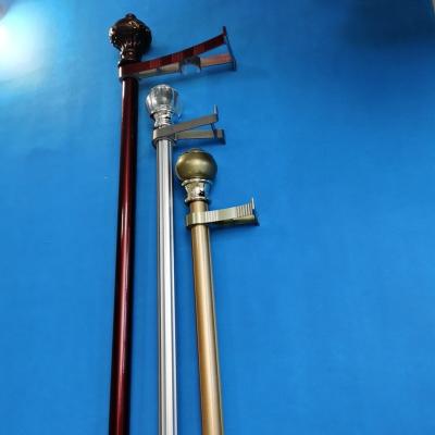 China Polished Metal 22 Inch Window Decorative Cast Iron Pipe Curtain Rod 22 lbs Capacity for sale