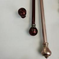 China Classic Style 0.3mm Adjustable 5 Metre Curtain Pole for sale