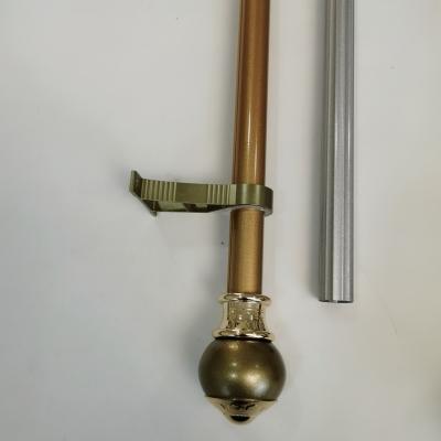 China European Style 16mm Steel Pipe Curtain Rods 0.5mm Thickness Custom Length for sale