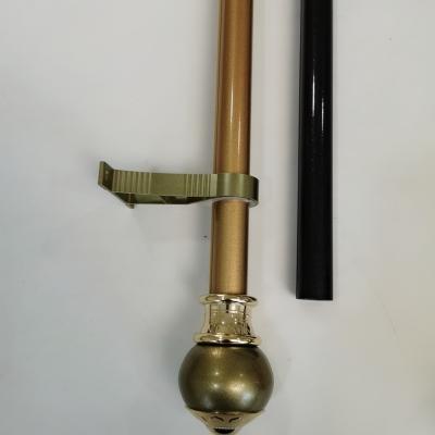 China 0.4mm Zinc Alloy 6.7m Flexible Curtain Pole Custom Colors Available for sale