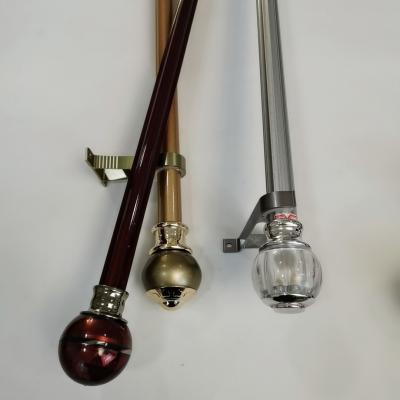 China ISO9001 0.4mm 6.7m Adjustable Ceiling Mount Curtain Rod for sale