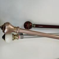 China 28mm Heavy Duty Extra Long Curtain Rods for sale