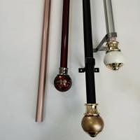 China Window 6.3m 22 Inch Polished Chrome Curtain Pole for sale