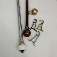 China Electroplated 0.3mm 6.7m Steel Pipe Curtain Rods for sale