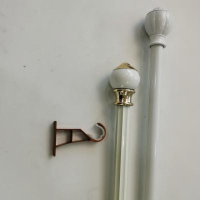 China Adjustable Side Mount 6.7m Steel Pipe Curtain Rods for sale