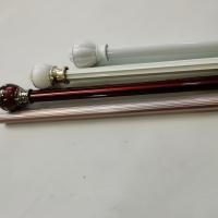 China 6.3m Silver Adjustable Home 0.45mm Galvanized Pipe Curtain Rod for sale