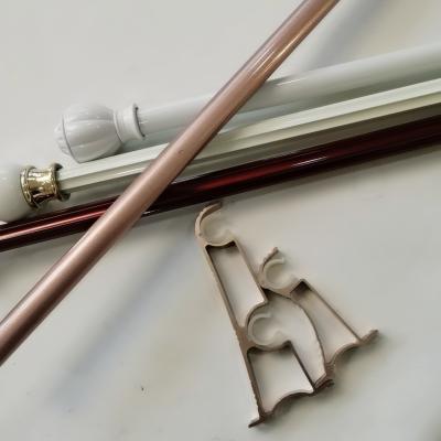 China Home 6.7 Meter 28mm Single Bracket Simple Curtain Rod for sale