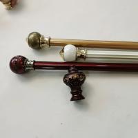 China Silver Single 28mm European Galvanized Pipe Curtain Rod for sale