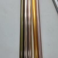 China Silver Single 28mm European Galvanized Pipe Curtain Rod for sale