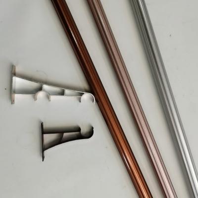 China 28mm Industrial 0.45mm Galvanized Pipe Curtain Rod for sale