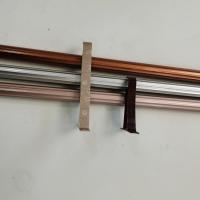 China Zinc Alloy 22 Inch 7.2 Metres Removable Curtain Rod Decorative Galvanized Pipe for sale