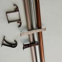 China 6.3m 22 Inch Metal Pipe Curtain Rod Zinc Alloy Silver Gold Black for Home Decoration for sale