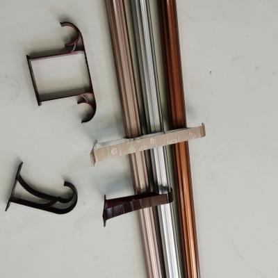 China 6.3m 22 Inch Metal Pipe Curtain Rod Zinc Alloy Silver Gold Black for Home Decoration for sale