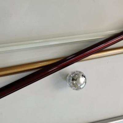 China 22 Inch Single Track Ceiling Mount Galvanized Pipe Curtain Rod 0.6mm-1mm Thickness for sale