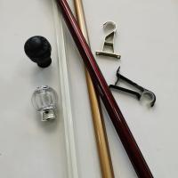 China 0.35mm Chrome 6.7m Inside Window Frame Curtain Rod for sale