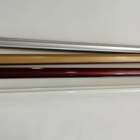 China European Style 28mm Large Window Curtain Rods Black Galvanized Steel for sale