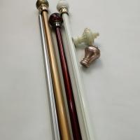 China 28mm 0.3mm Adjustable Home Hardware Curtain Rods for sale